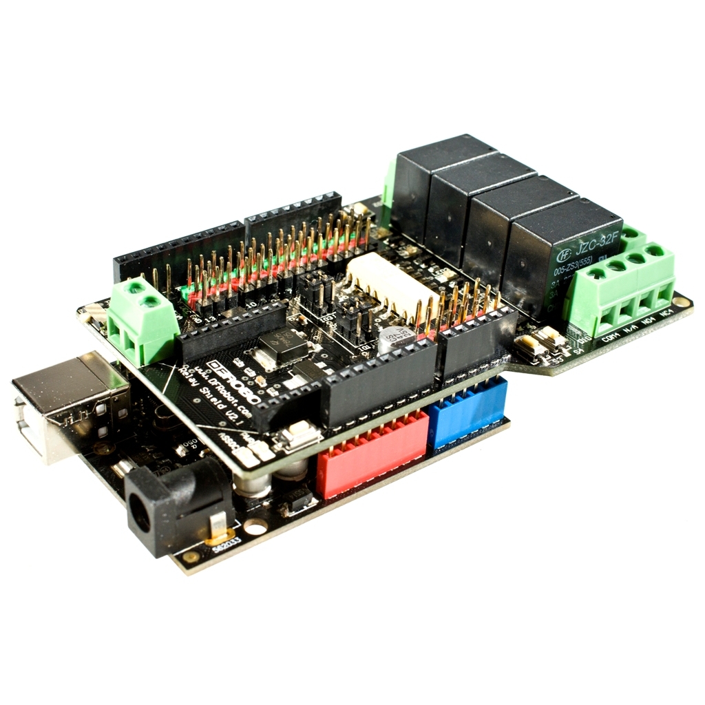 Gravity Relay Shieldarduino兼容 继电器 Dfrobot创客商城