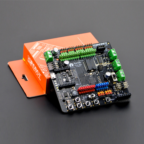 Romeo V2 多合一Arduino兼容控制器-Arduino-DFRobot创客商城