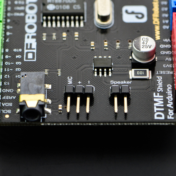 DTMF扩展板 Arduino兼容-音频-DFRobot创客商城