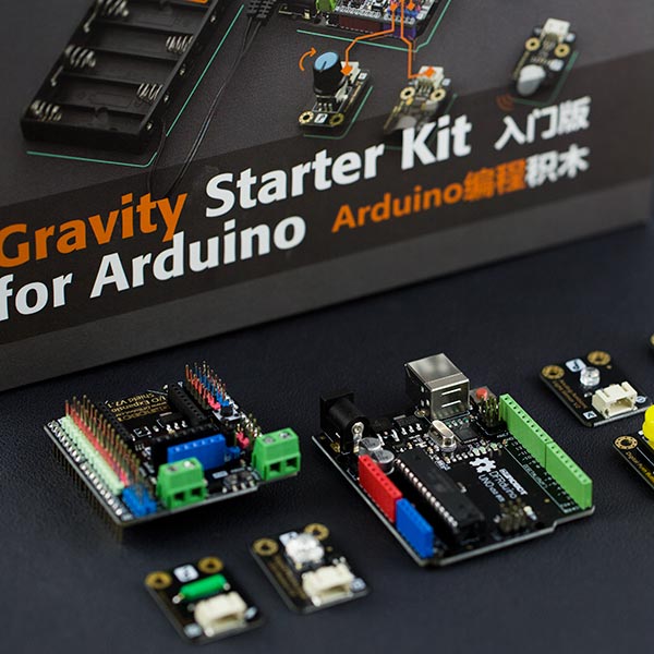 Gravity: Arduino 编程积木入门版学习套件 - 蘑菇云科创教育-Arduino 套件-DFRobot创客商城