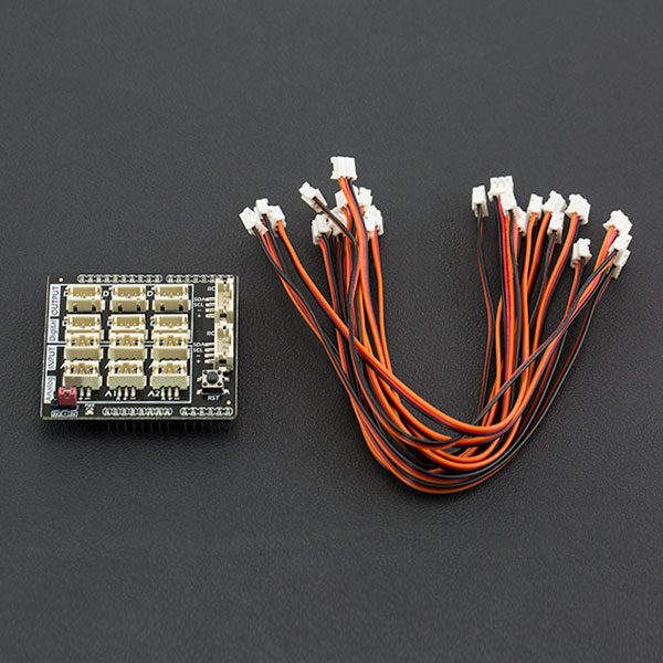 造物粒子Cookie IO扩展板 传感器扩展板-IO 扩展板-DFRobot创客商城