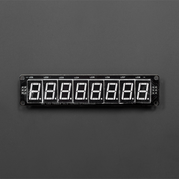 SPI LED Module(Arduino兼容)-LCD/LED/OLED显示屏-DFRobot创客商城